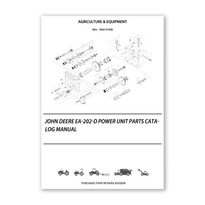 John Deere Ea-202-D Power Unit Parts Catalog Manual