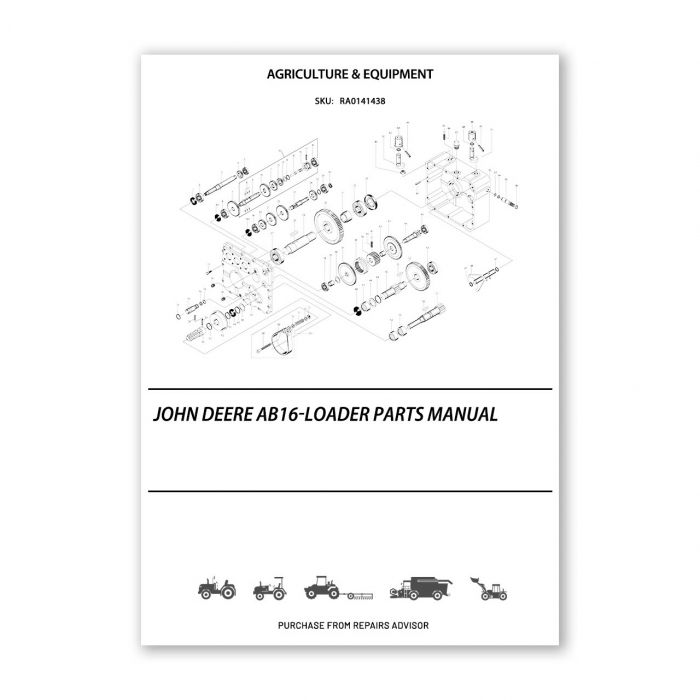 John Deere Ab16-Loader Parts Manual