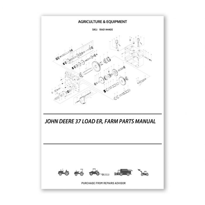John Deere 37-Load Er Farm Parts Manual