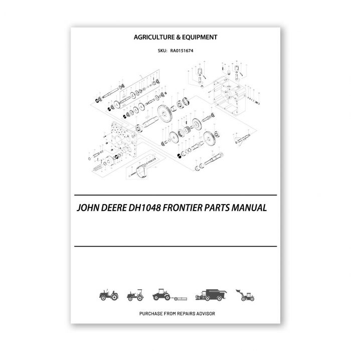 John Deere Dh1048 Frontier Parts Manual