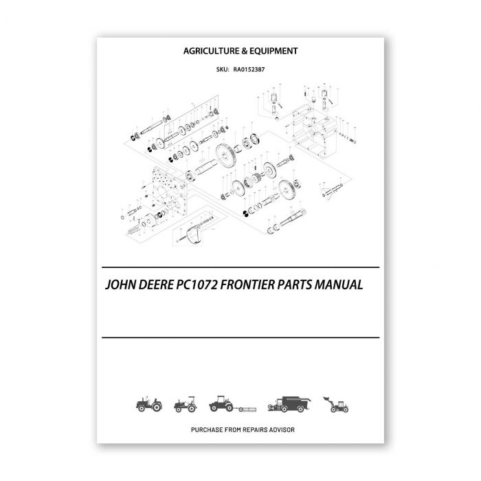John Deere Pc1072 Frontier Parts Manual