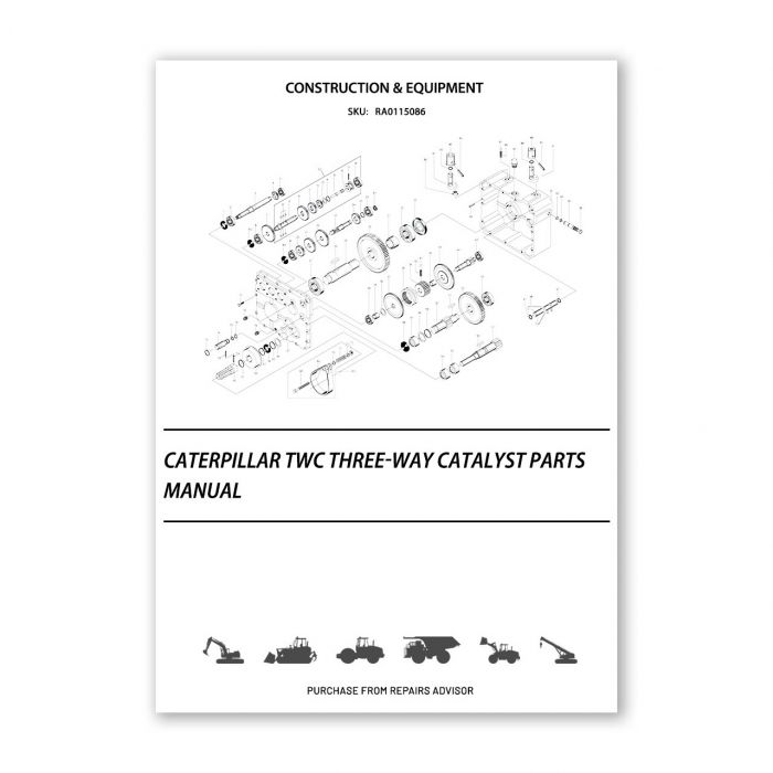 Caterpillar TWC THREE-WAY CATALYST Parts Manual