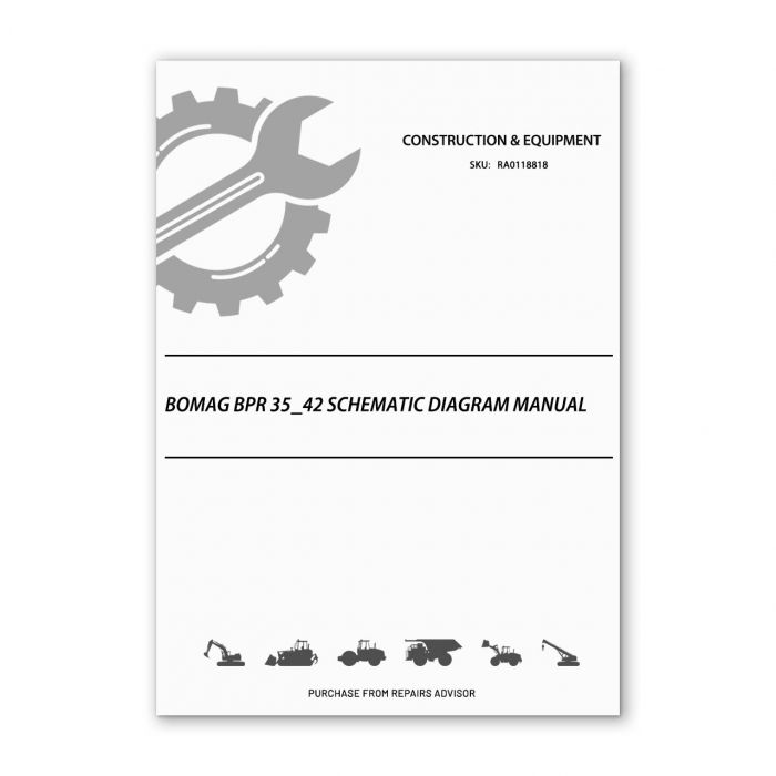 Bomag BPR 35_42 Schematic Diagram | DIY Repair & Maintenance