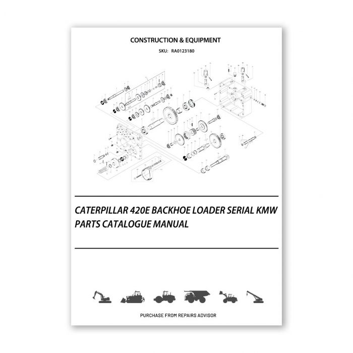 Caterpillar 420E Backhoe Loader Serial KMW Parts Catalogue Manual