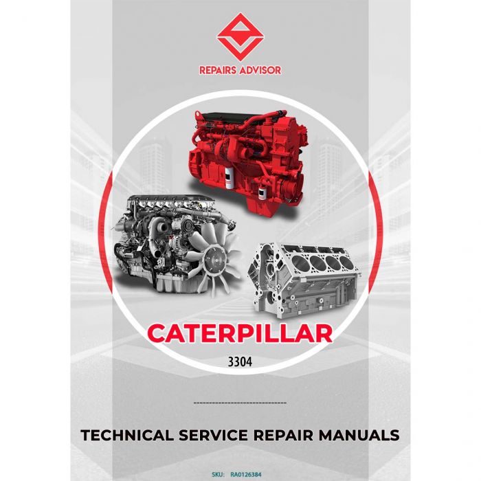 Caterpillar 3304 Engine Machine Serial 4XB Repair Service Workshop Manual