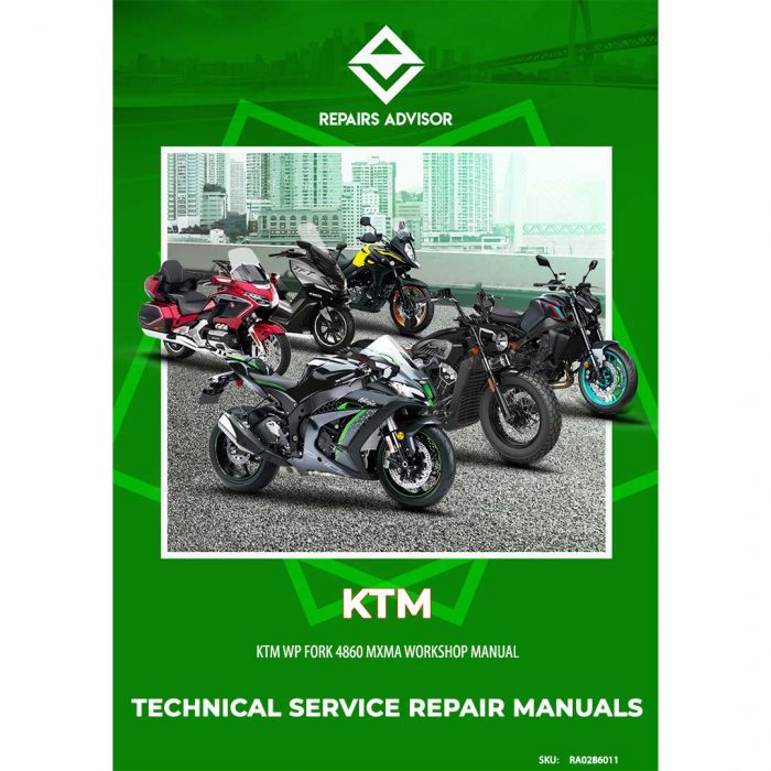 KTM WP Fork 4860 MXMA Workshop Manual