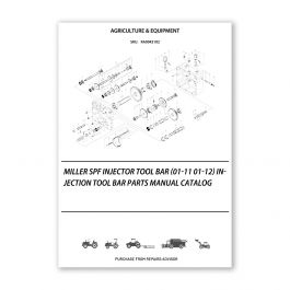 Miller Spf Injector Tool Bar Parts Manual Catalog