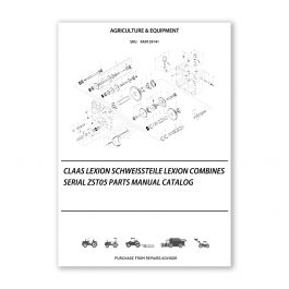 Claas Lexion Schweissteile Lexion Combines Serial Zst05 Parts Manual ...