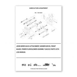 John Deere Gx255 Parts Catalog Manual