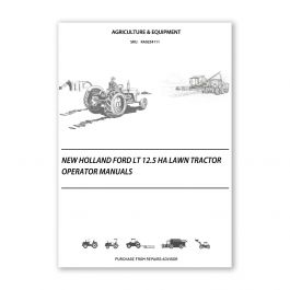 New Holland Ford Lt 12.5 HA Lawn Tractor Operator Manuals