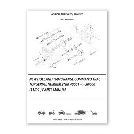 New Holland T6070 Range Command Tractor Parts Manual