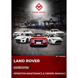 Range Rover Owners Manual 1981 | Repair & Service Guide