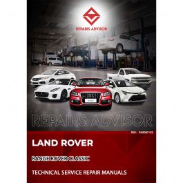 Range Rover Classic Workshop Repair Manual | 1987-1991 Models