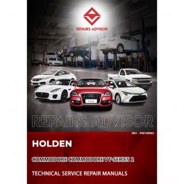 Service Repair Manual for Holden Commodore Vt Vx Vu Vy Hsv Series II ...