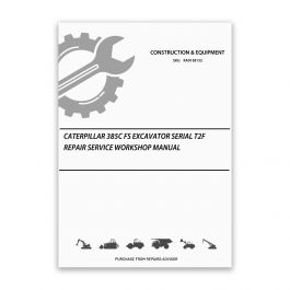 Caterpillar 385C Fs Excavator Serial T2F Repair Service Workshop Manual