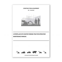 Caterpillar D7R II WATER FORDING TRACTOR Operation Maintenance Manual