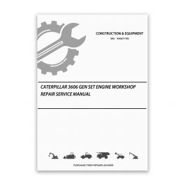 Caterpillar 3606 GEN SET ENGINE Workshop Repair Service Manual