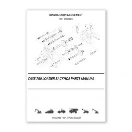 CASE 780 LOADER BACKHOE Parts Manual