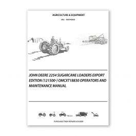 John Deere 2254 Sugarcane Loaders Export Edition (121500-) OMCXT18830 ...