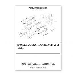 John Deere 583 Front Loader Parts Catalog Manual
