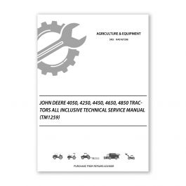 John Deere 4050-4850 Tractors Technical Service Manual (tm1259)