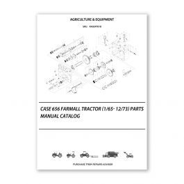 Case 656 Farmall Tractor (1/65- 12/73) Parts Manual Catalog