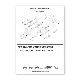 Case 8940 Case Ih Magnum Tractor (1/97-12/98) Parts Manual Catalog
