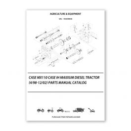 Case Mx110 Parts Manual Case IH Maxxum Diesel Tractor (4/98-12/02)