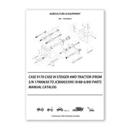 Case 9170 Case IH Steiger 4WD Tractor Parts Manual Catalog