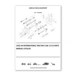 Case 544 International Tractor (1/68-12/73) Parts Manual Catalog