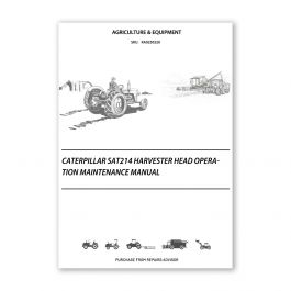 Caterpillar SAT214 HARVESTER HEAD Operation Maintenance Manual