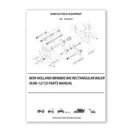 New Holland Bb9080S Big Rectangular Baler Parts Manual