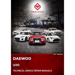 Daewoo Matiz Service & Workshop Repair Manual