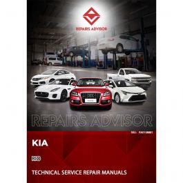 Kia Rio Service & Repair Manual 2006-2008 Now!