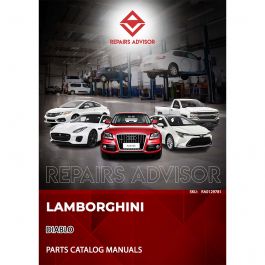 Lamborghini Diablo 1999 Misc Documents GT Parts Catalogue