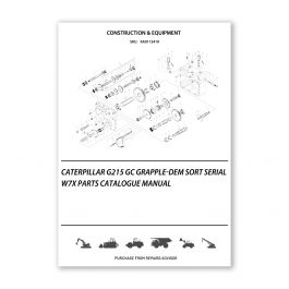 Caterpillar G215 GC Grapple-Dem Sort Serial W7X Parts Catalogue Manual