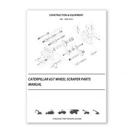 Caterpillar 657 WHEEL SCRAPER Parts Manual