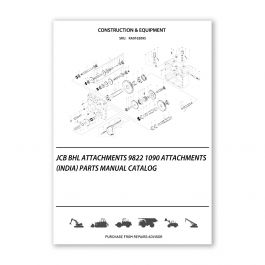 JCB BHL ATTACHMENTS 9822 1090 Attachments (India) Parts Manual Catalog