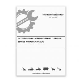 Caterpillar Spp101 Pumper Serial 715 Repair Service Workshop Manual