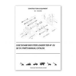 Case Sv340B Skid Steer Loader Parts Manual Catalog