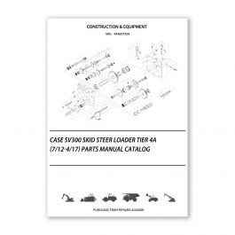 Case Sv300 Skid Steer Loader Tier 4A Parts Manual Catalog