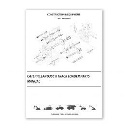Caterpillar 935C II TRACK LOADER Parts Manual