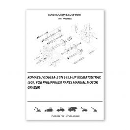 Komatsu GD663A-2 SN 1493-UP (KOMTRAX (3G), For Philippines) Parts ...