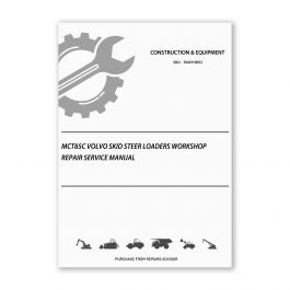 MCT85C Volvo Skid Steer Loaders Workshop Repair Service Manual