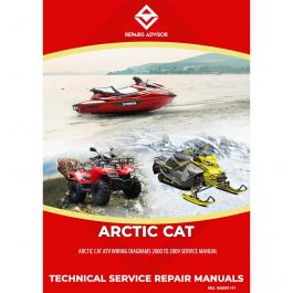 Arctic Cat Atv Wiring Diagrams 2000-2009 Service Manual
