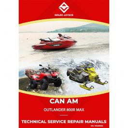 Can-Am Outlander 800R Max 2014 Factory Service & Work Shop Manual
