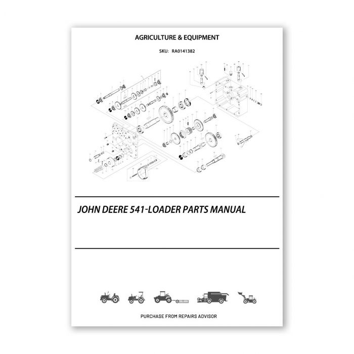 John Deere 541-Loader Parts Manual