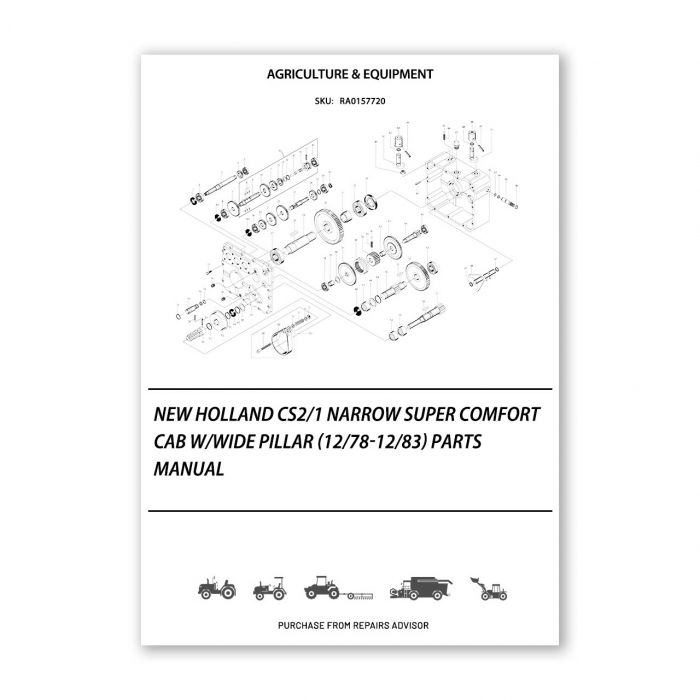 New Holland Cs2/1 Parts Manual (12/78-12/83)
