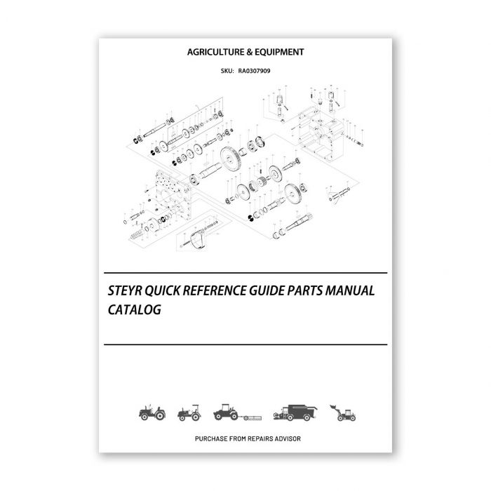 Steyr Quick Reference Guide Parts Manual Catalog