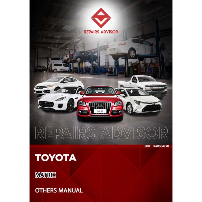 Toyota Matrix & Pontiac Vibe (03 08) (USA) Repair Manual